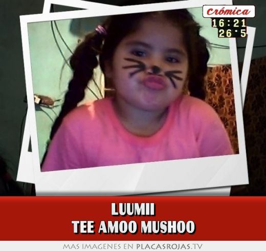 Luumii tee amoo mushoo - Placas Rojas TV