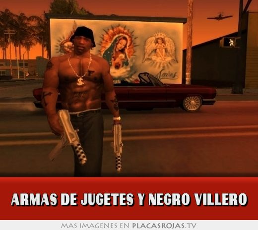 Armas de jugetes y negro villero - Placas Rojas TV