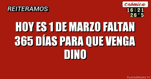 Listado de Placas - Placas Rojas TV