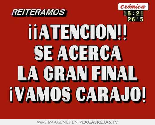 Listado de Placas - Placas Rojas TV