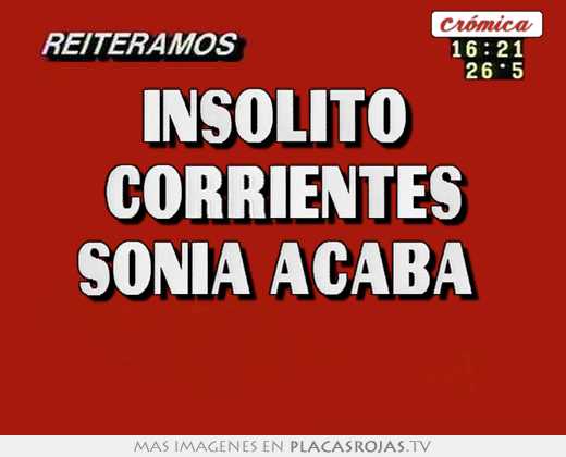 Listado de Placas - Placas Rojas TV